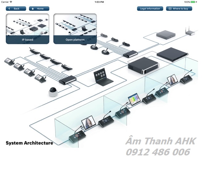 Trung tâm hội thảo Bosch Dicentis DCNM APS2 - Âm Thanh AHK