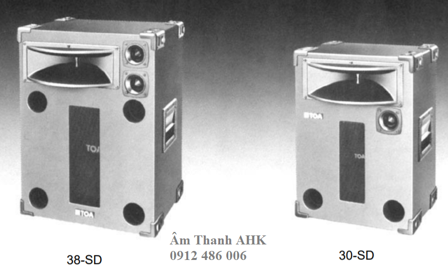 Hệ thống loa Toa 38-SD và loa Toa 30-SD - Âm Thanh AHK
